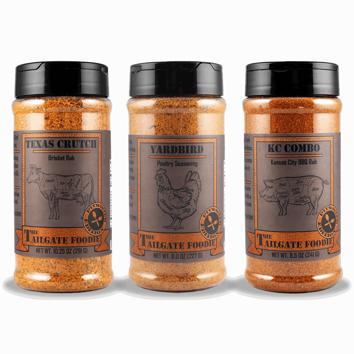 Pitmaster Seasoning Trio – The Tailgate Foodie